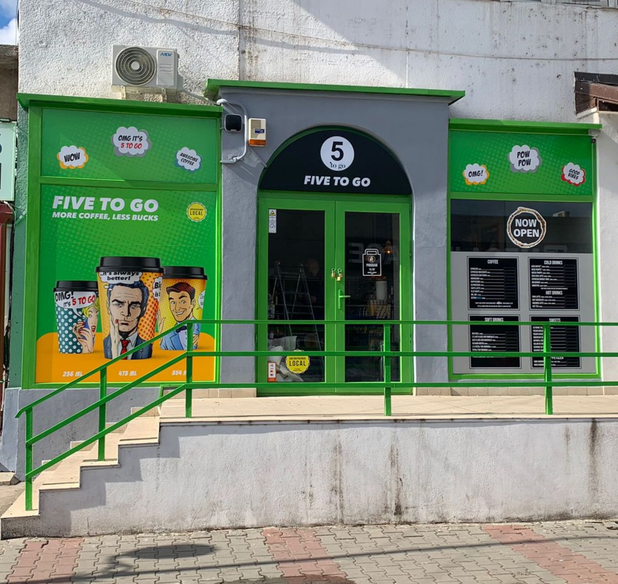 5 to go, cel mai mare lanț de cafenele din România va deschide marţi, 4 ...